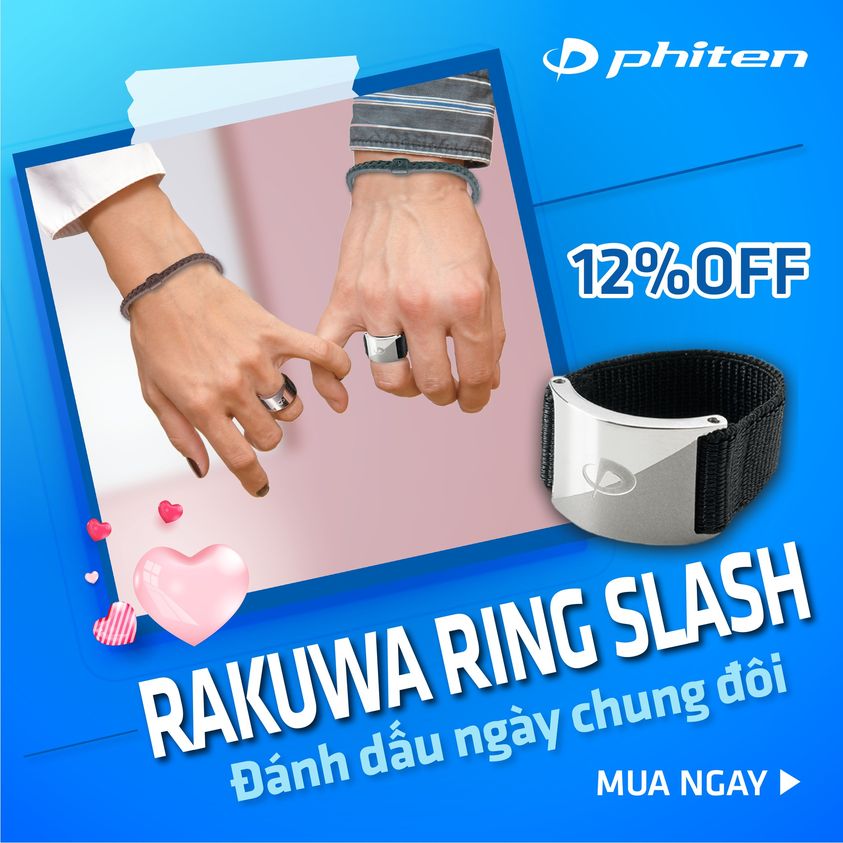 Nhẫn Phiten Rakuwa Slash - Nhà Phân Phối Độc Quyền Phiten tại Việt Nam