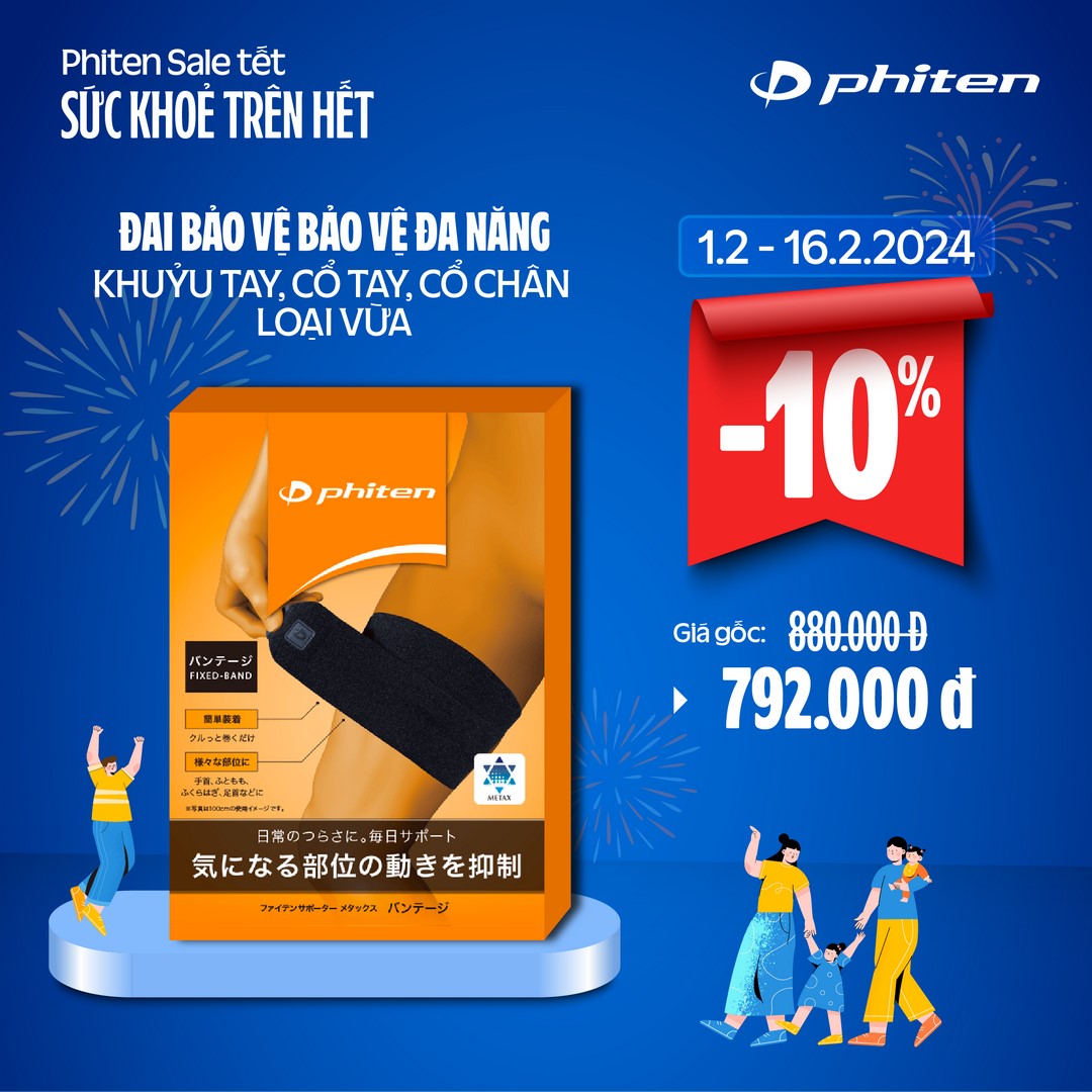 phiten supporter metax fixed band - Exclusive Distributor Phiten in Vietnam