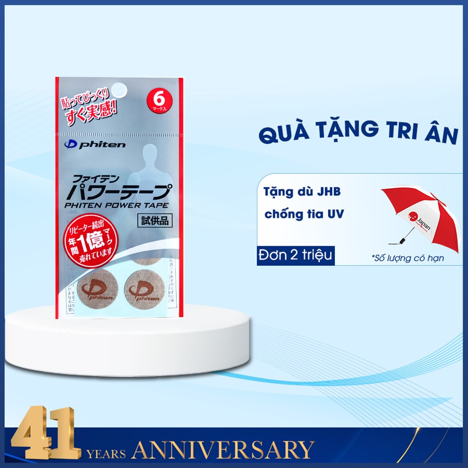 Miếng Dán Cơ Phiten (6 Miếng) - Nhà Phân Phối Độc Quyền Phiten tại Việt Nam